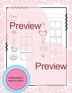 Valentine Count the Room | Made By Teachers