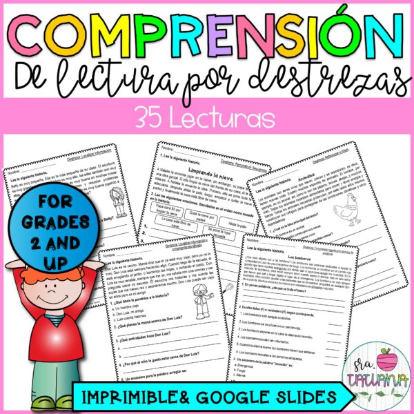 Reading Comprehension Skills in Spanish | Comprensión de Lectura por ...