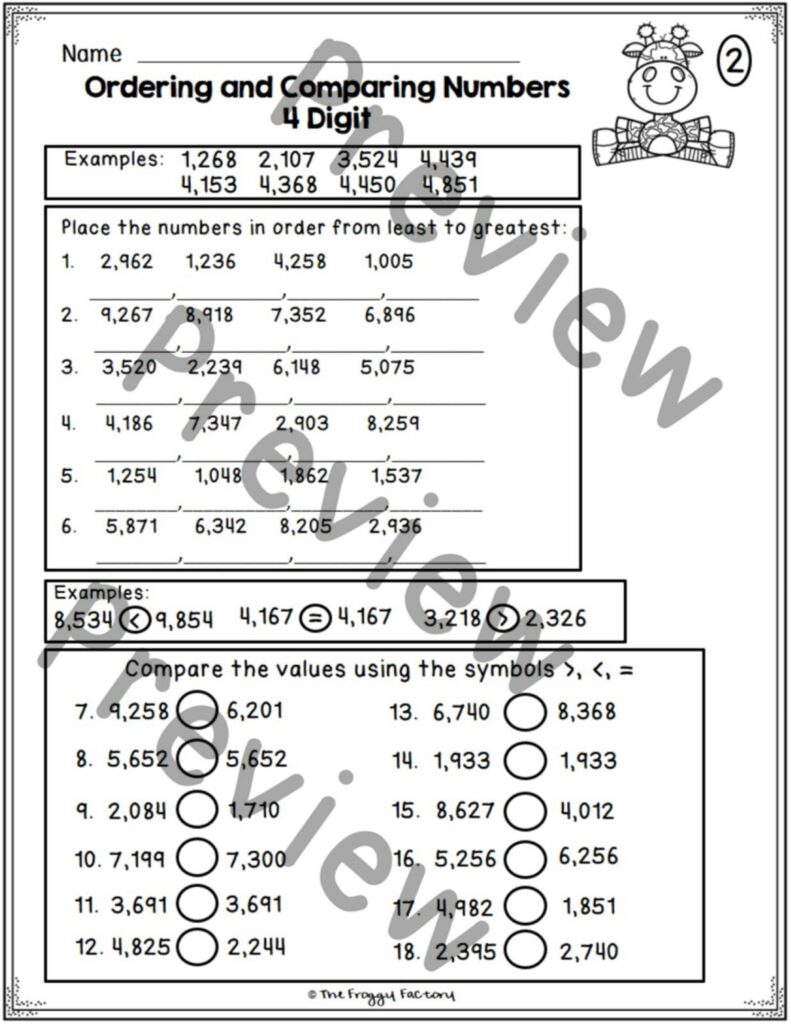 Place Value Worksheets 4 Digit Place Value - Made By Teachers