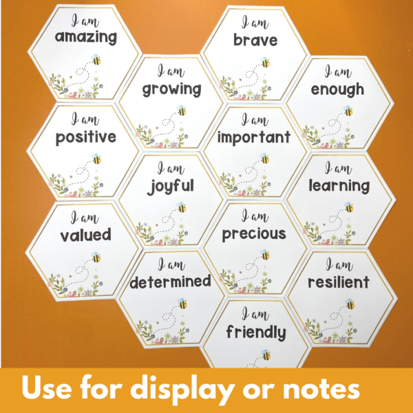 Bee themed classroom decor | Affirmation Station | Made By Teachers