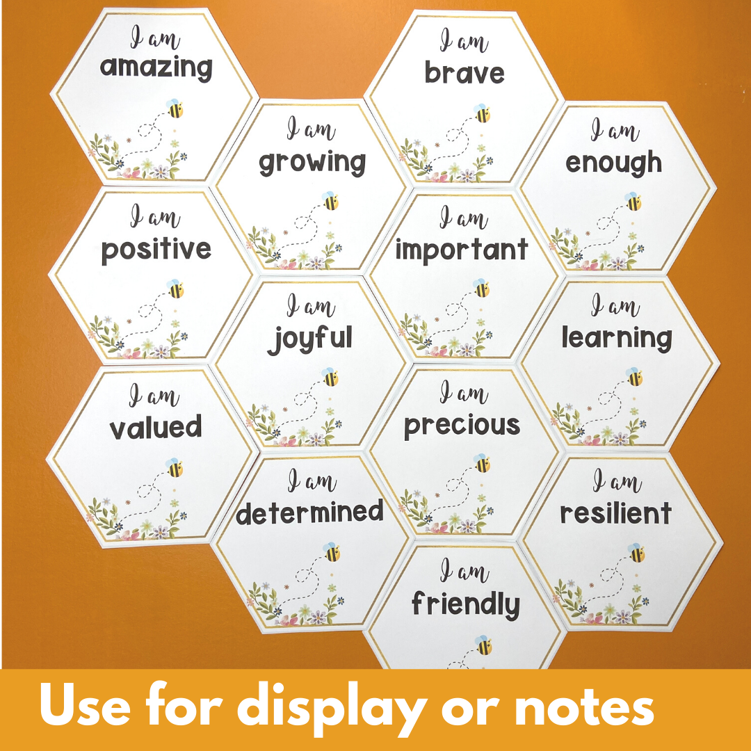 Bee themed classroom decor | Affirmation Station | Made By Teachers
