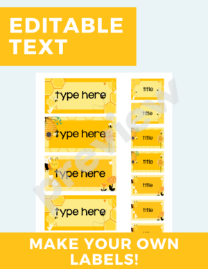 Bee themed Teacher Toolbox for organizing small supplies | Made By Teachers