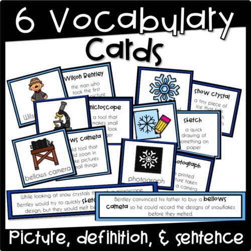 Snowflake Bentley Winter Reading Comprehension Worksheets | Made By ...