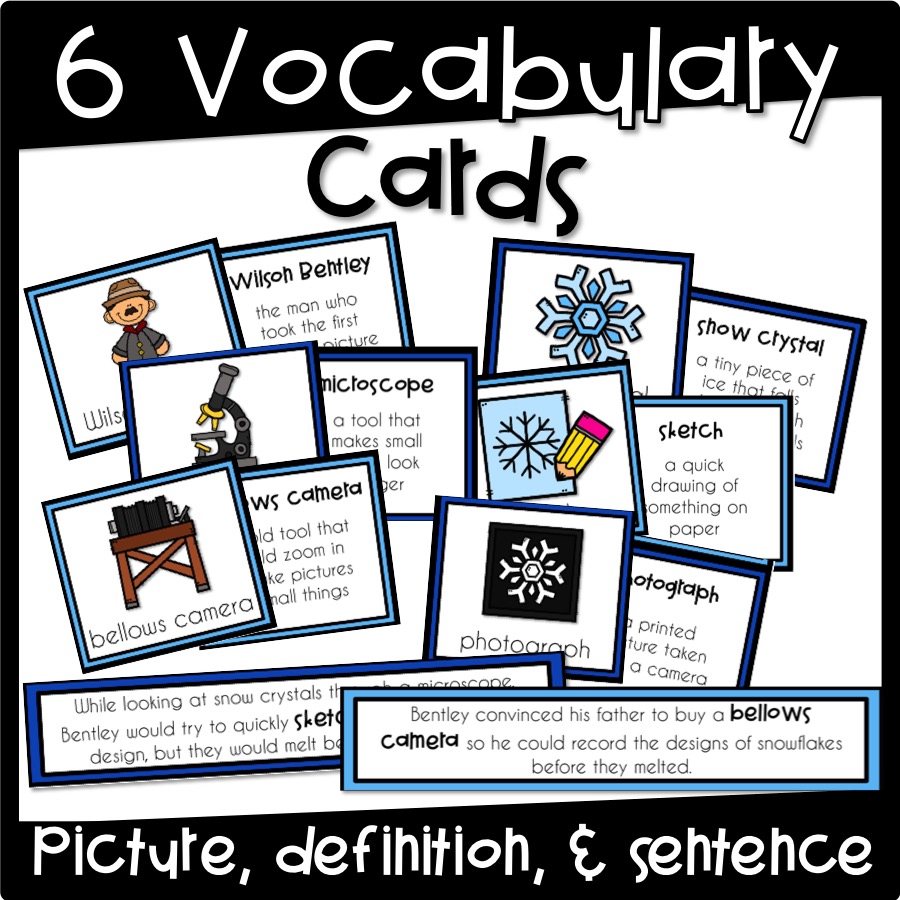 Snowflake Bentley Winter Reading Comprehension Worksheets | Made By ...