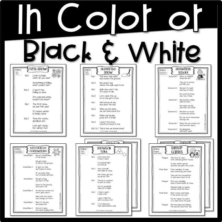 Winter Reading Comprehension and Readers Theater | Made By Teachers