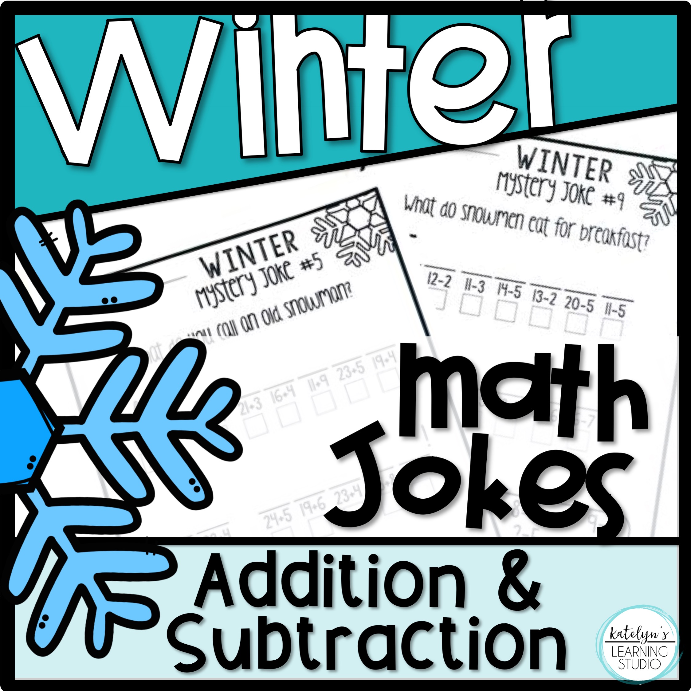 Winter Addition and Subtraction Worksheets | Made By Teachers