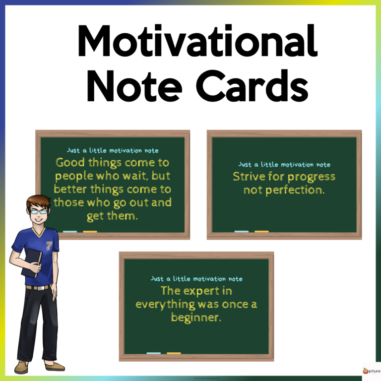 Student Encouragement Note Cards | Made By Teachers