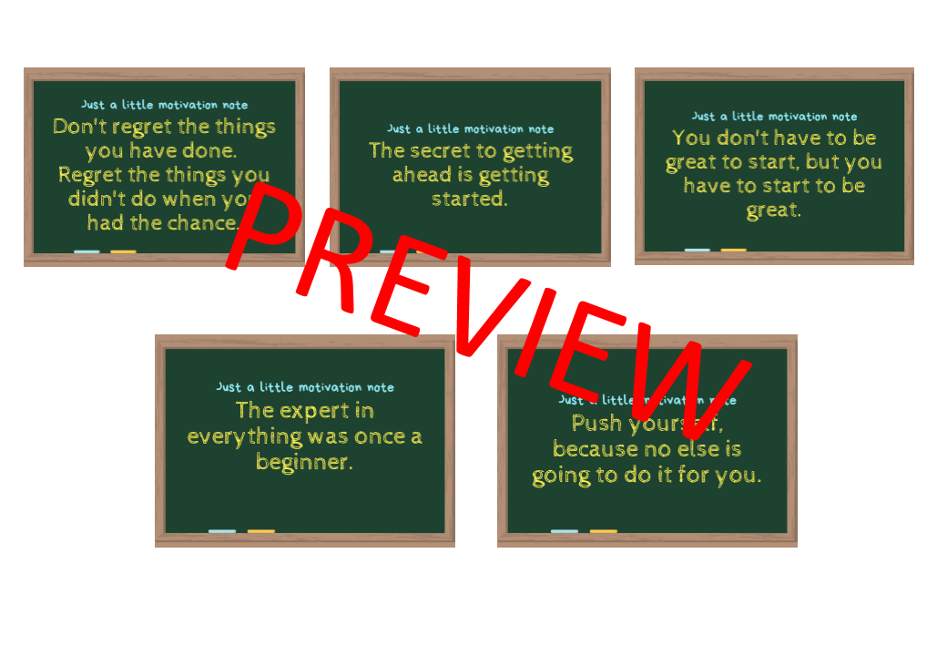 Motivational Note Cards | Made By Teachers
