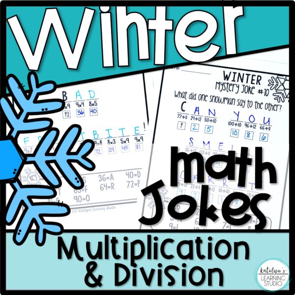 Winter Multiplication and Division Worksheets | Made By Teachers