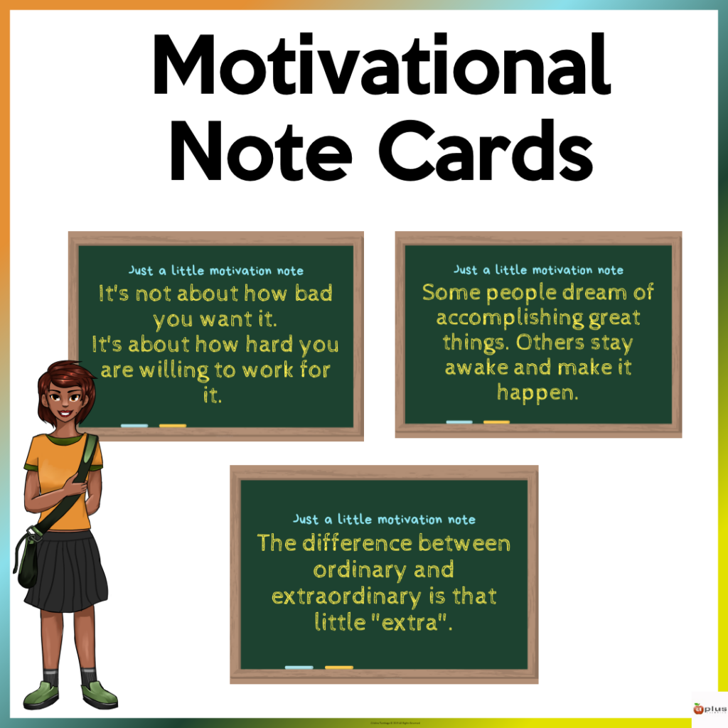 Motivational Note Cards Bundle | Made By Teachers