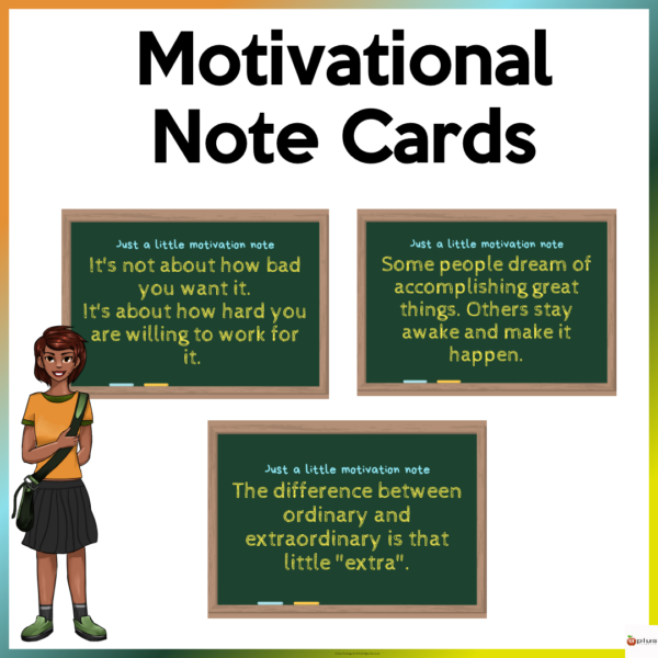 Motivational Note Cards | Made By Teachers