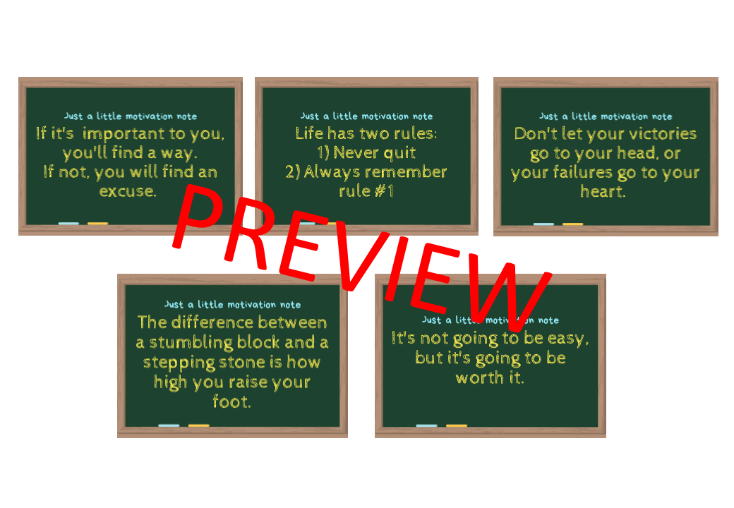 Motivational Note Cards | Made By Teachers