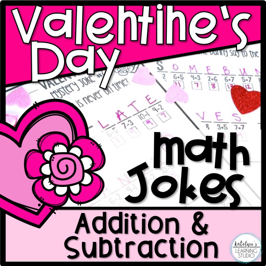 Valentines Day Math Addition and Subtraction Worksheets | Made By Teachers