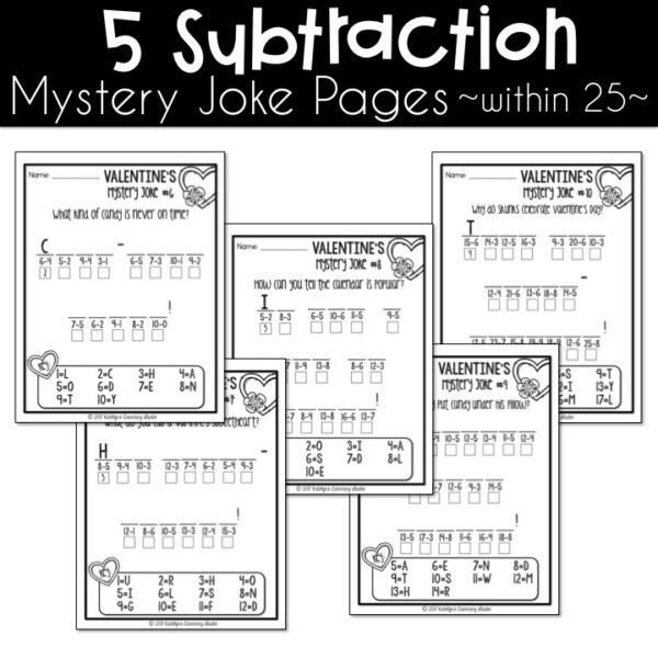 Valentines Day Math Addition and Subtraction Worksheets - Made By Teachers