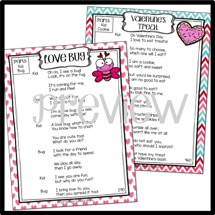 Valentines Day Readers Theater and Comprehension Activities | Made By ...