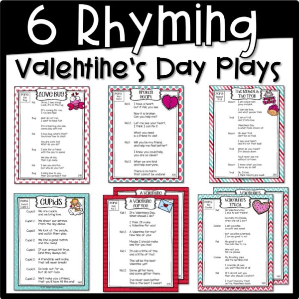 Valentines Day Readers Theater and Comprehension Activities | Made By ...