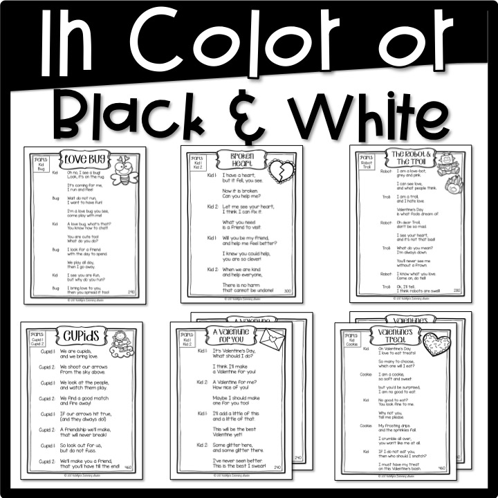 Valentines Day Readers Theater and Comprehension Activities | Made By ...