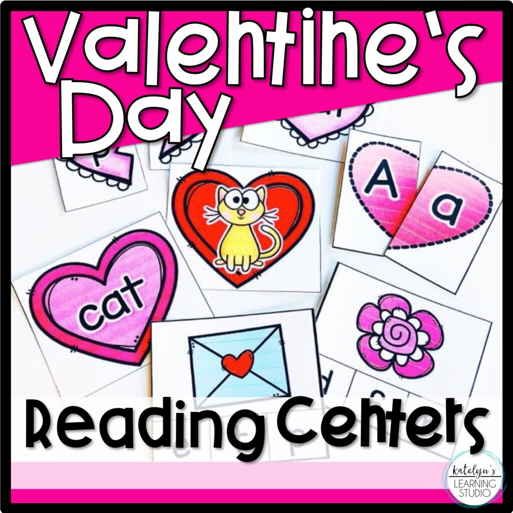 Valentines Day Kindergarten Literacy Centers | Made By Teachers