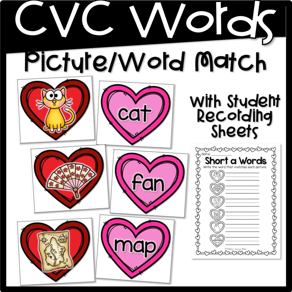 Valentines Day Kindergarten Literacy Centers | Made By Teachers