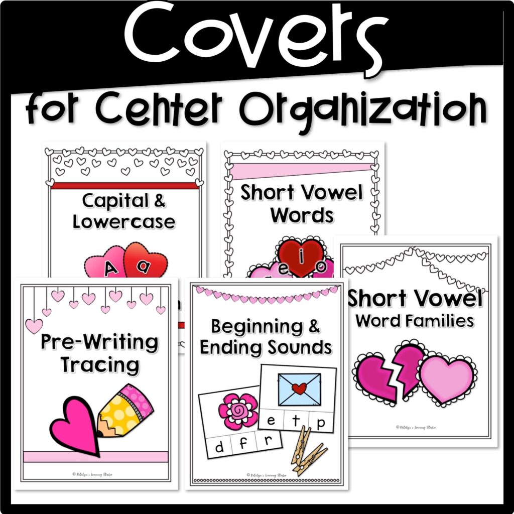 Valentines Day Kindergarten Literacy Centers | Made By Teachers