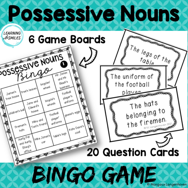 Possessive Nouns Apostrophe Bingo | Made By Teachers