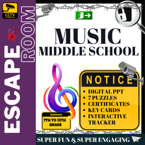 Music Escape Room - Middle School | Made By Teachers