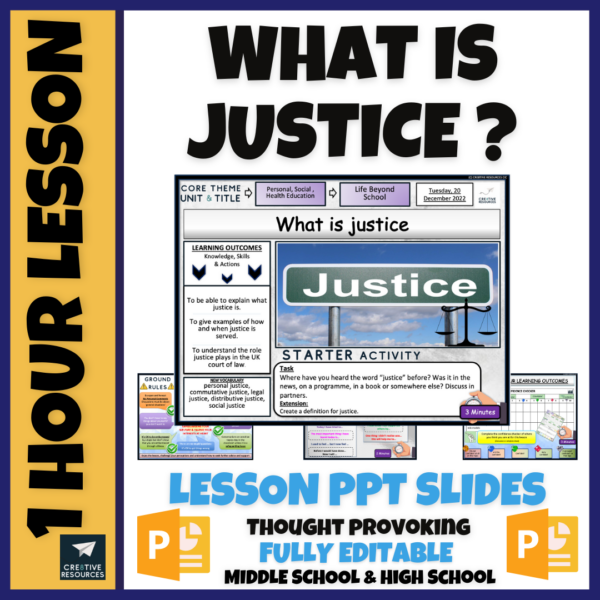 What is Justice? Lesson | Made By Teachers