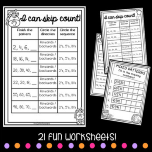Skip Counting to 100 Worksheets | Made By Teachers