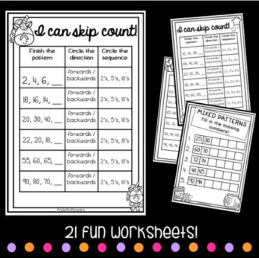 Skip Counting to 100 Worksheets | Made By Teachers