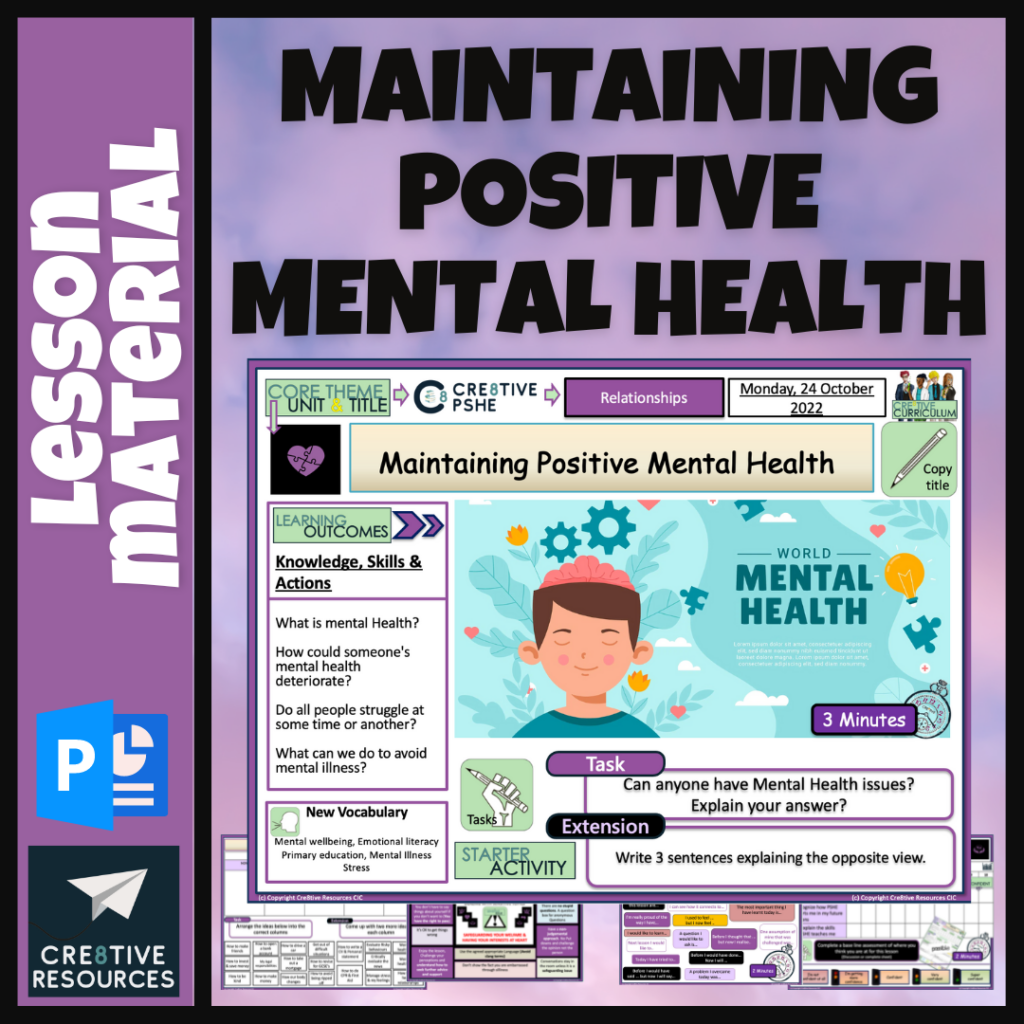 Maintaining positive mental health | Made By Teachers