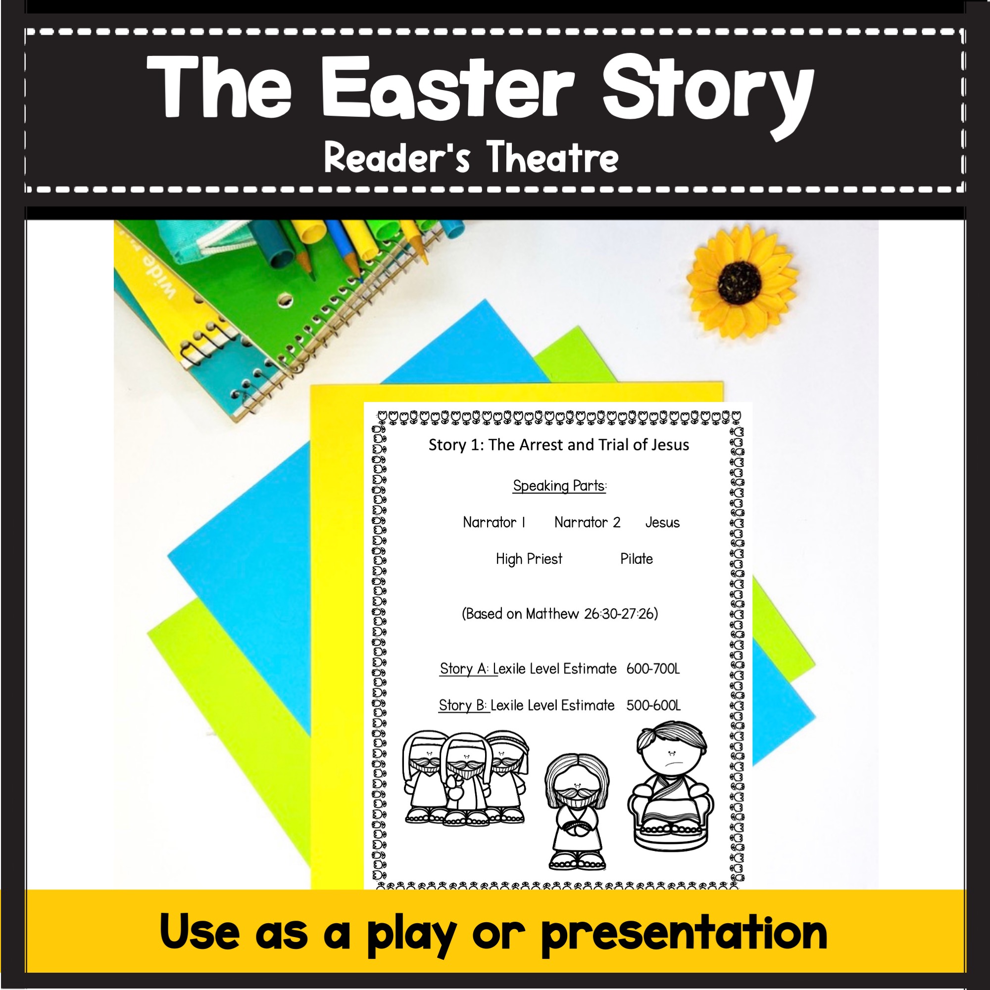 Easter Bible Story Readers Theatre | Made By Teachers