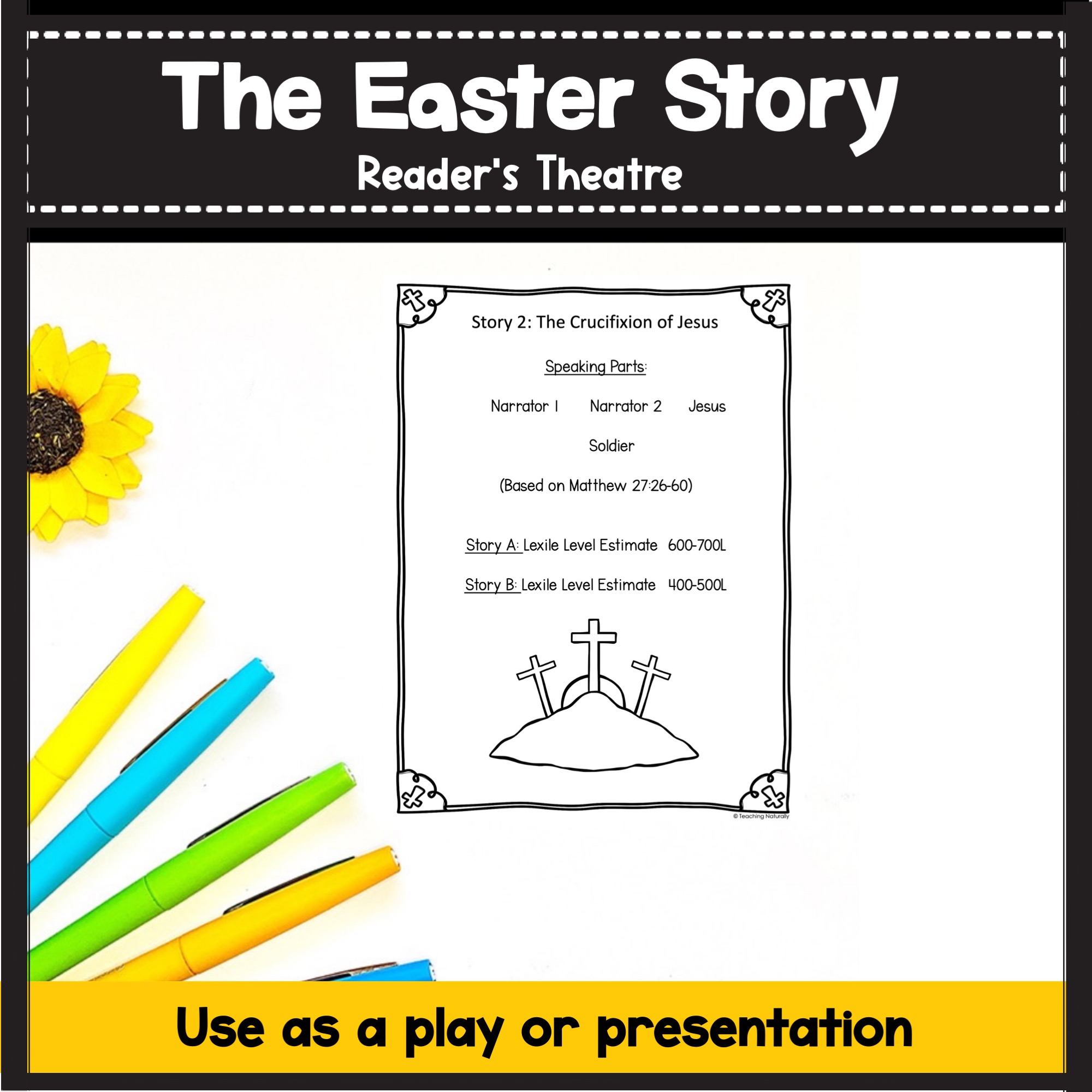 Easter Bible Story Readers Theatre | Made By Teachers