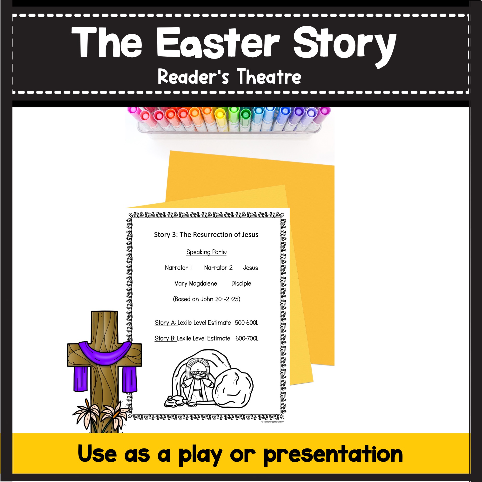 Easter Bible Story Readers Theatre | Made By Teachers