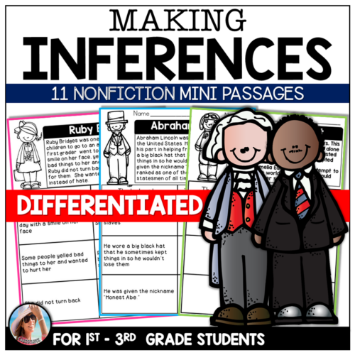 First and Second Grade Making Inferences Nonfiction Passages | Made By ...