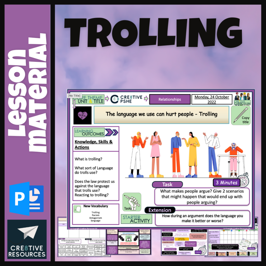 Trolling - Online able | Made By Teachers