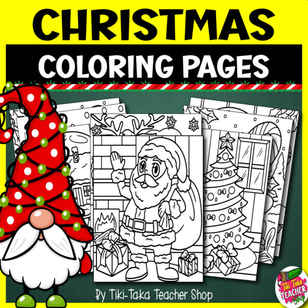 Christmas Coloring Pages - Christmas Activities | Made By Teachers