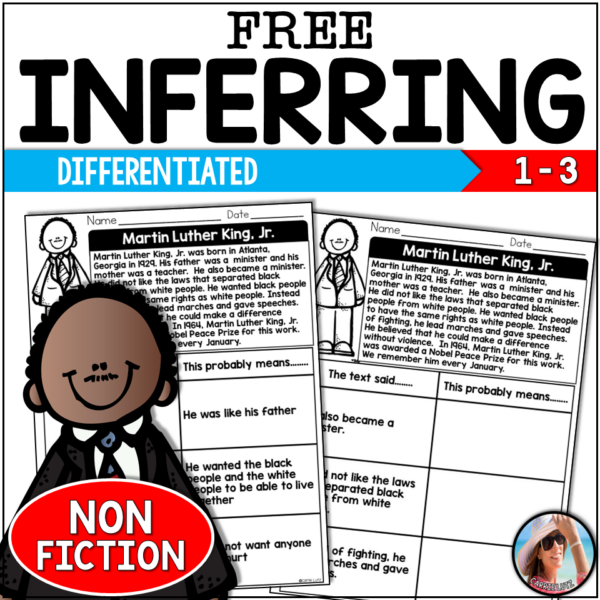 Free Making Inferences Martin Luther King, Jr. Passage Reading ...
