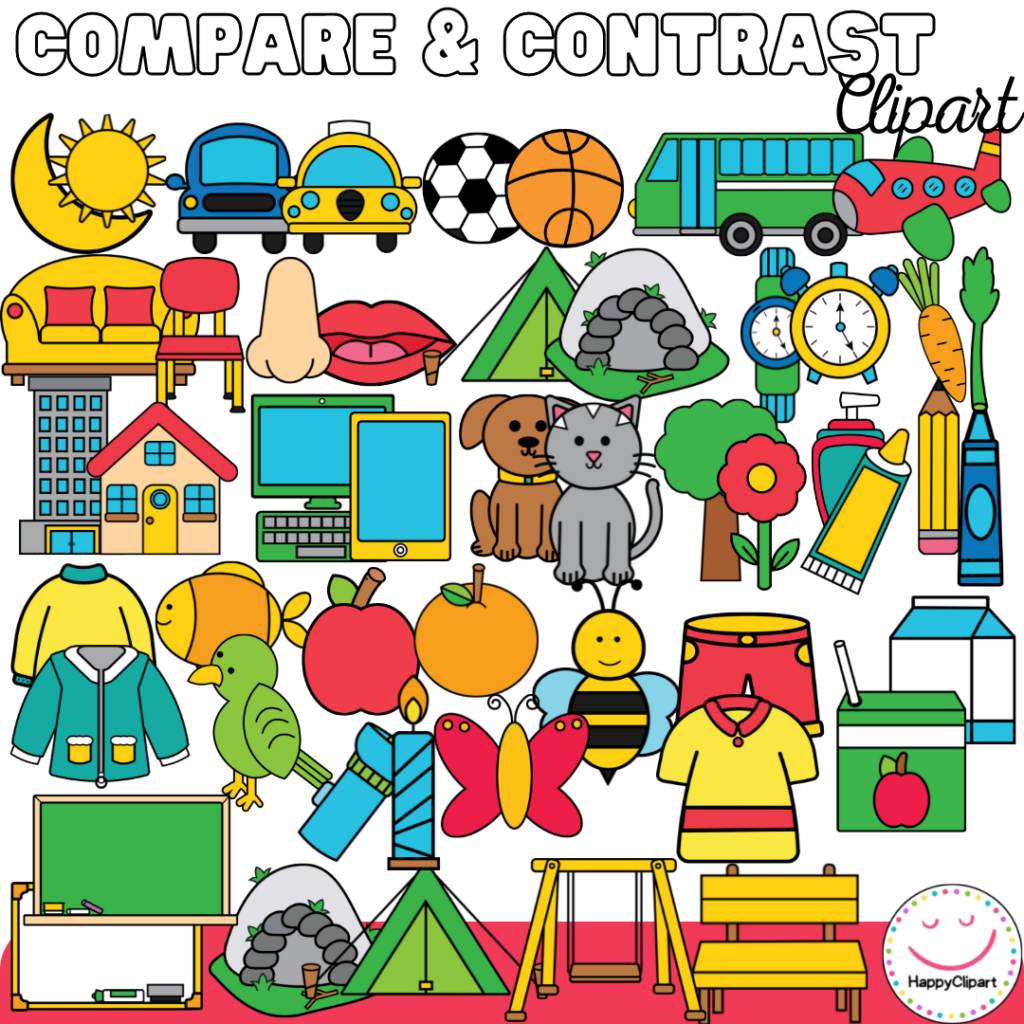 Compare and Contrast Clipart | Made By Teachers