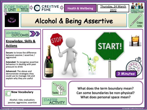 Assertiveness and Alcohol | Made By Teachers