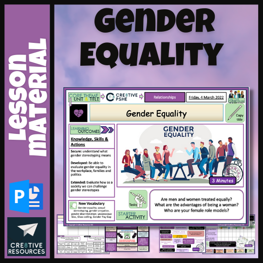 Gender Equality | Made By Teachers