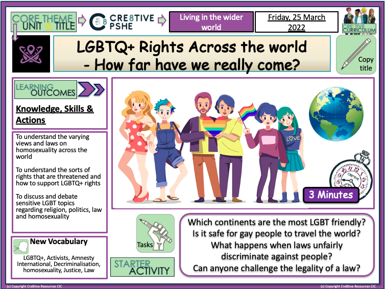LGBT Rights across the world | Made By Teachers
