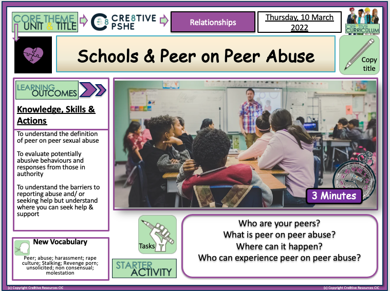 Schools + Peer Abuse | Made By Teachers