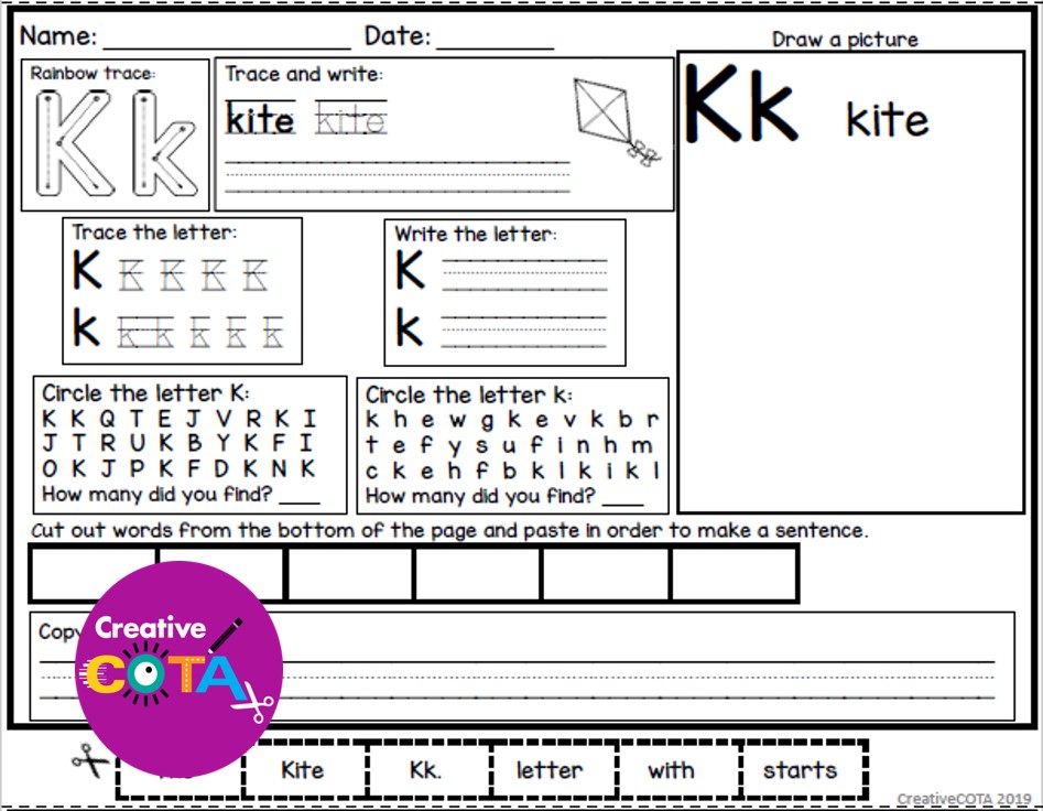 No Prep ABC Worksheets Handwriting Practice | Made By Teachers