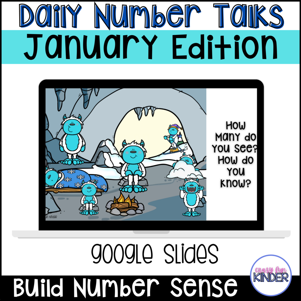 January Number Talks for Kindergarten | Made By Teachers
