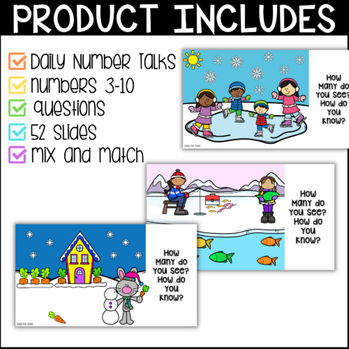January Number Talks for Kindergarten | Made By Teachers