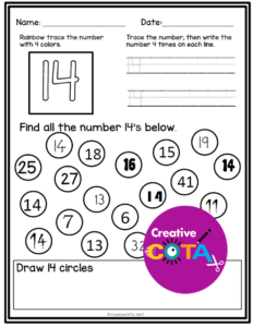 No Prep Number Worksheets to 25 Formation and Identification | Made By ...