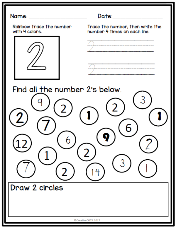 No Prep Number Worksheets to 25 Formation and Identification | Made By ...