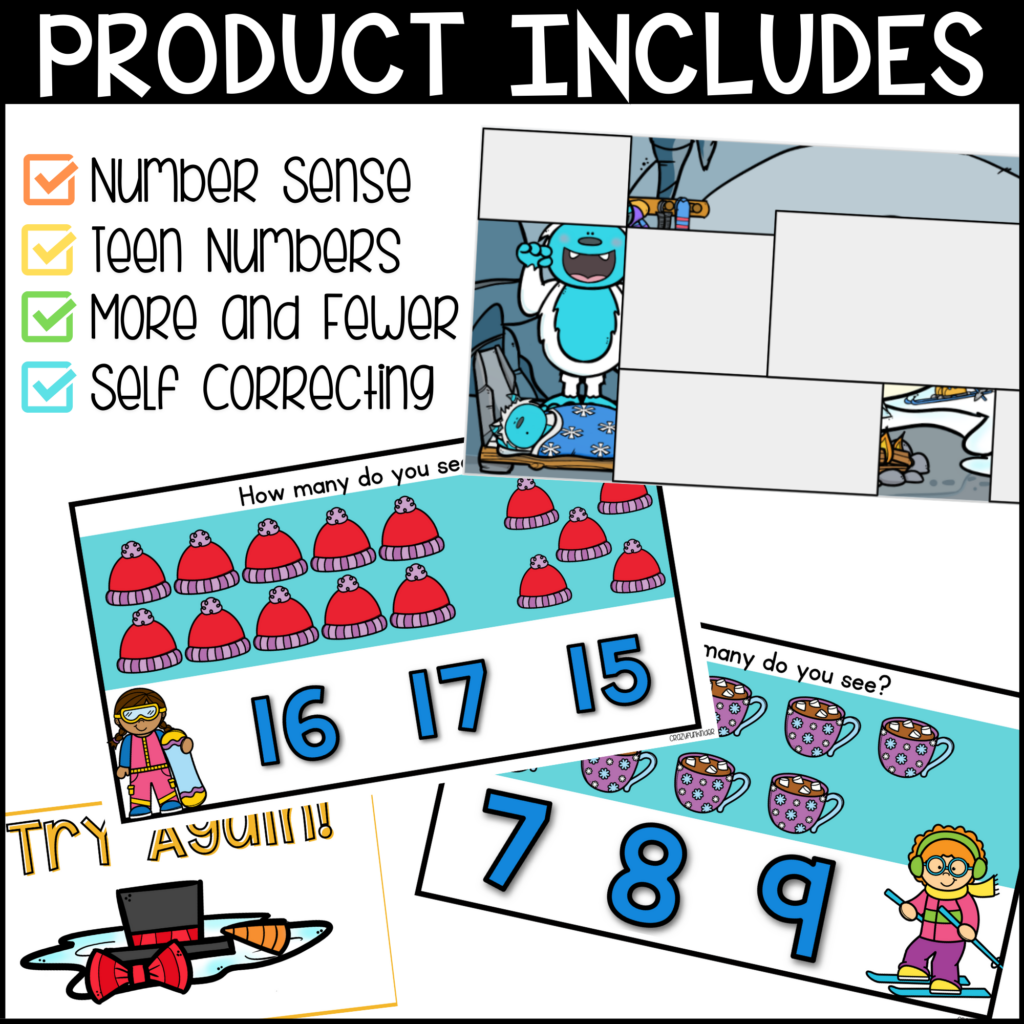 Winter Math Game for Google Slides | Made By Teachers