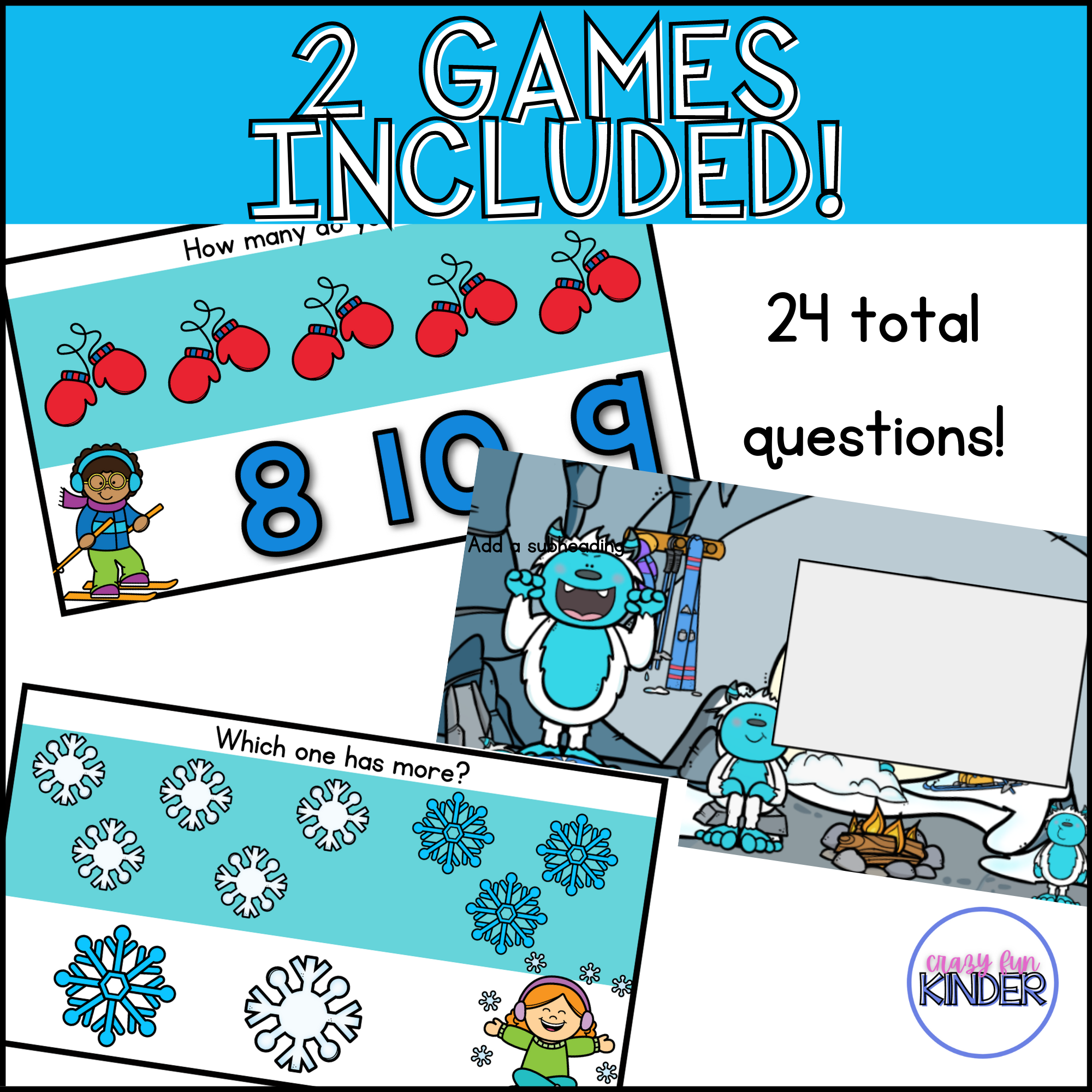 Winter Math Game for Google Slides | Made By Teachers