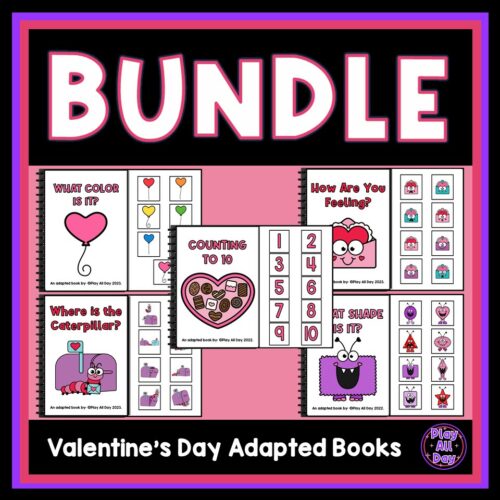 Valentine’s Day Adapted Books BUNDLE | Interactive Books | Made By Teachers